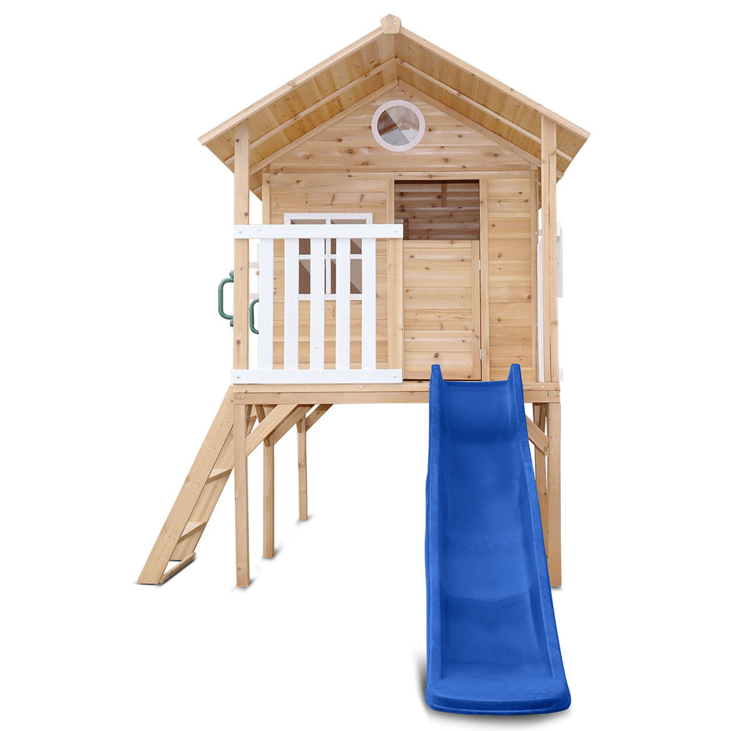 Lifespan Kids Archie Cubby House (Elevated) with 1.8m Slide (Blue ...