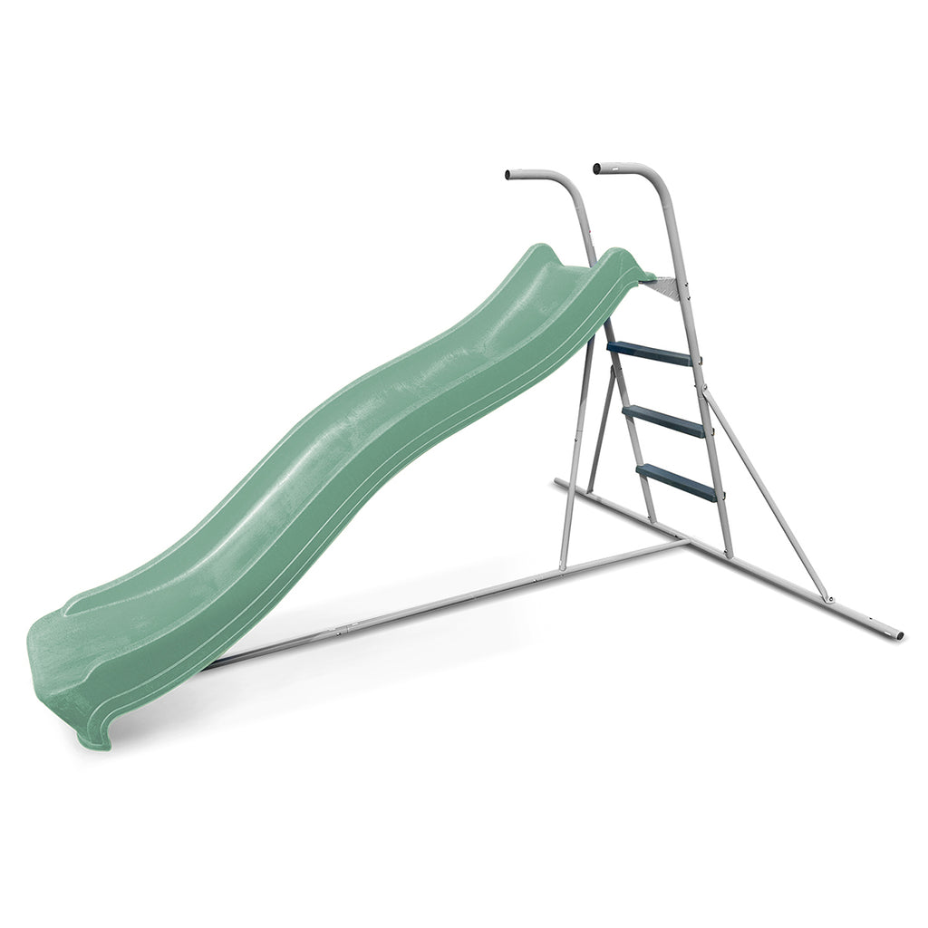 2.2m Slippery Slide With Pastel Green Slide | ActiveGo